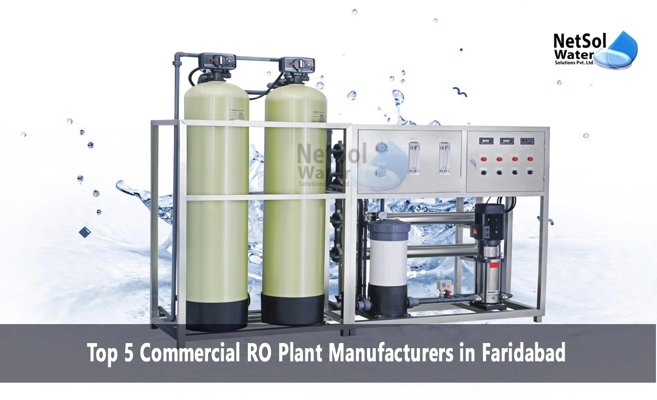 Top 5 Commercial RO Plant Manufacturers in Faridabad-2024